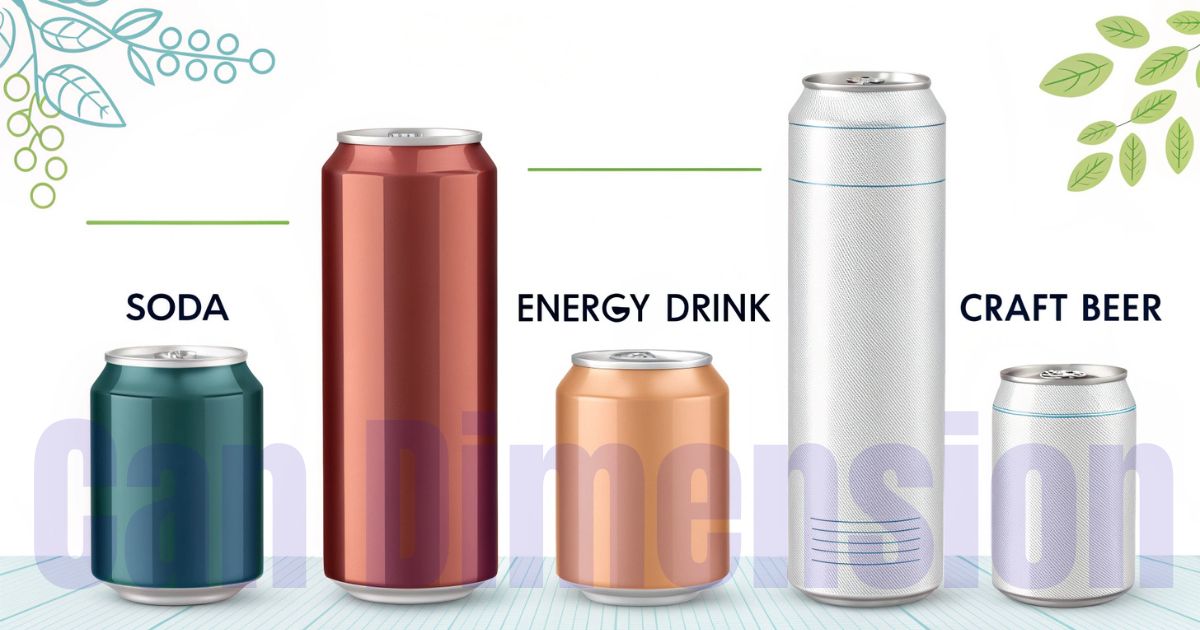 Beverage Can Dimensions: Size, Height and Length