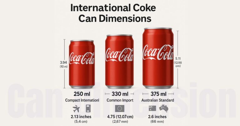 Coke Can Dimensions: Size & Height (2026)