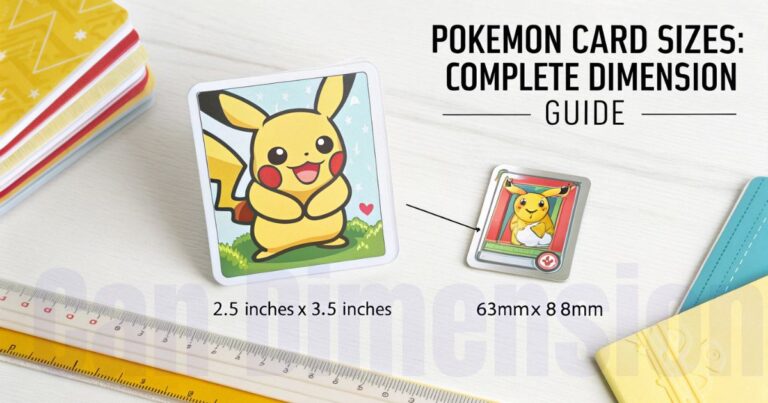 Pokémon Card Dimensions (2026)