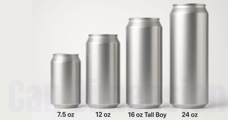 Aluminum Can Dimensions: Standard Sizes & Diameter (2026)