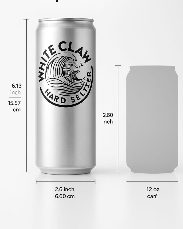 White Claw Can Dimensions: Size, Height and Length